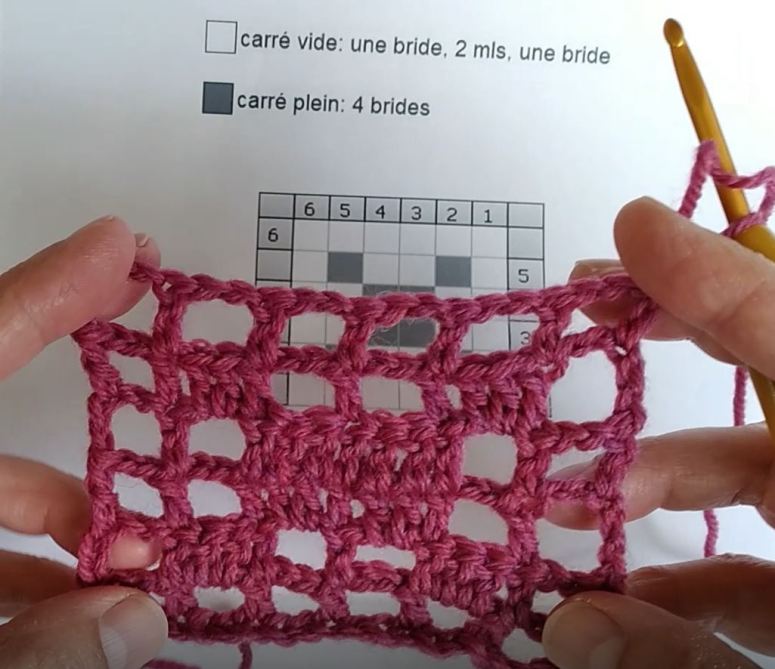 Le filet dans le crochet – L'Univers d'une tricoteuse